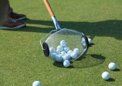 range ball pusher driving practice green pipe golf | Golf Griffin