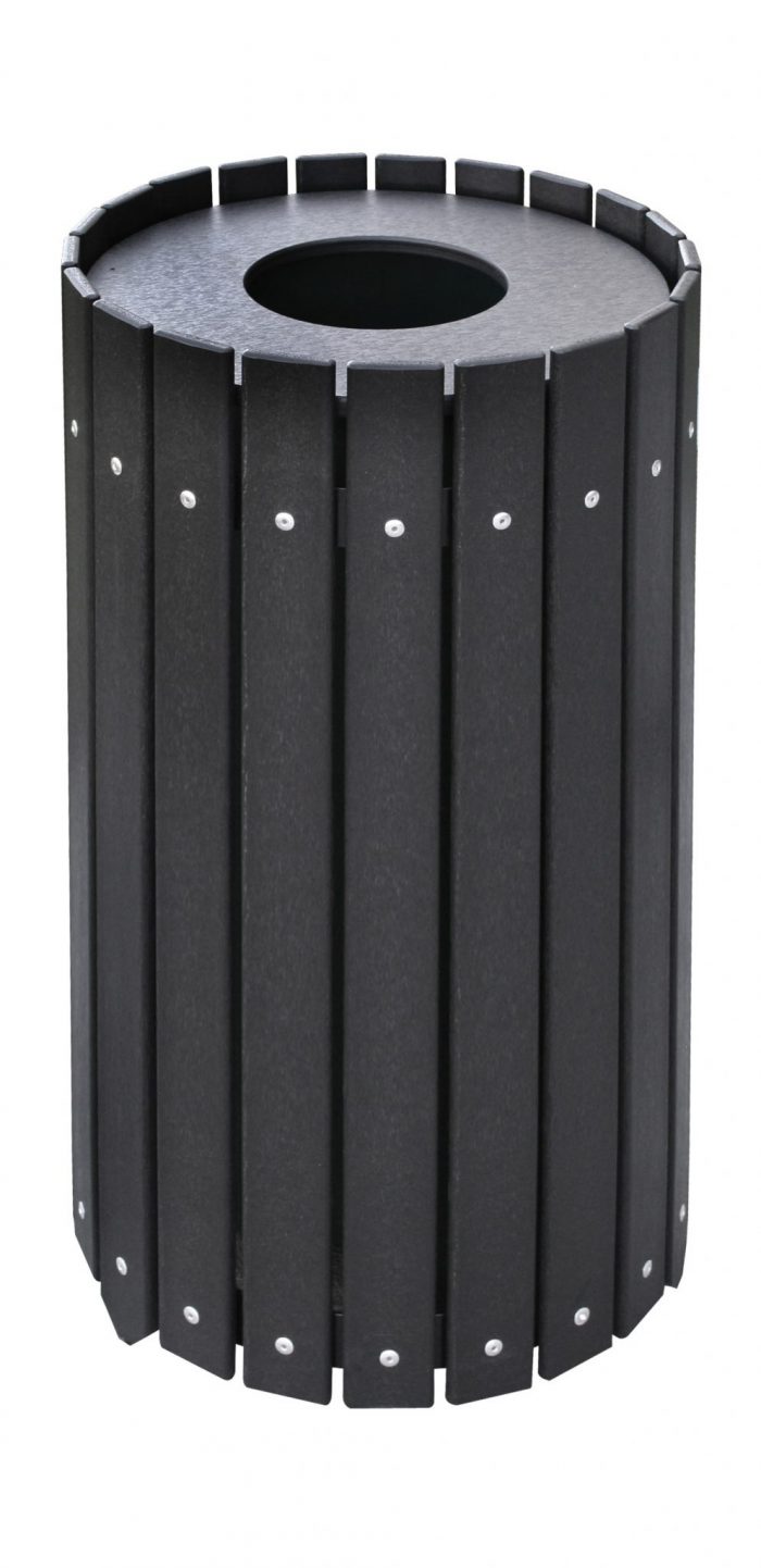 round trash container 20 32 gallon receptacle | Golf Griffin