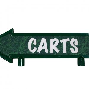 directional arrow carts next tee golf cars buggies trolleys marker