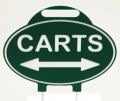 oval fairway sign traffic control course marking drop area divot ...
