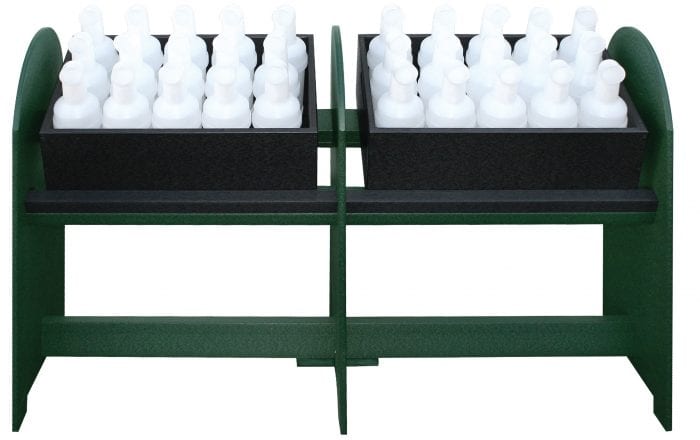 Double Divot Mix Bottle Rack - Golf Griffin