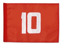 NUMBERED FLAGS - DUPONT SOLARMAX NYLON - 200 DENIER #10-18 - Golf Griffin