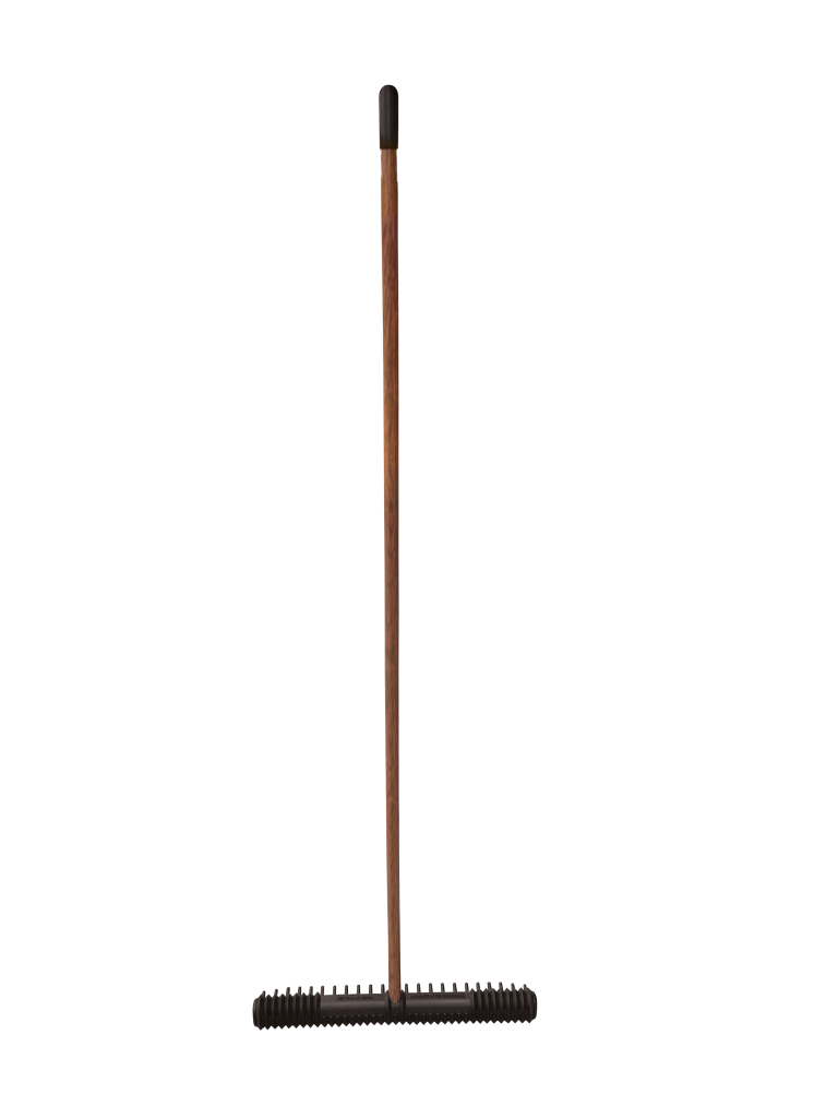 Wood Grain Bunker Rake Handle Only - Golf Griffin